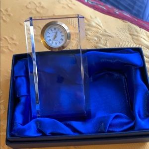 Other | Quartz Home Or Office Clock In Glass With Case | Poshmark